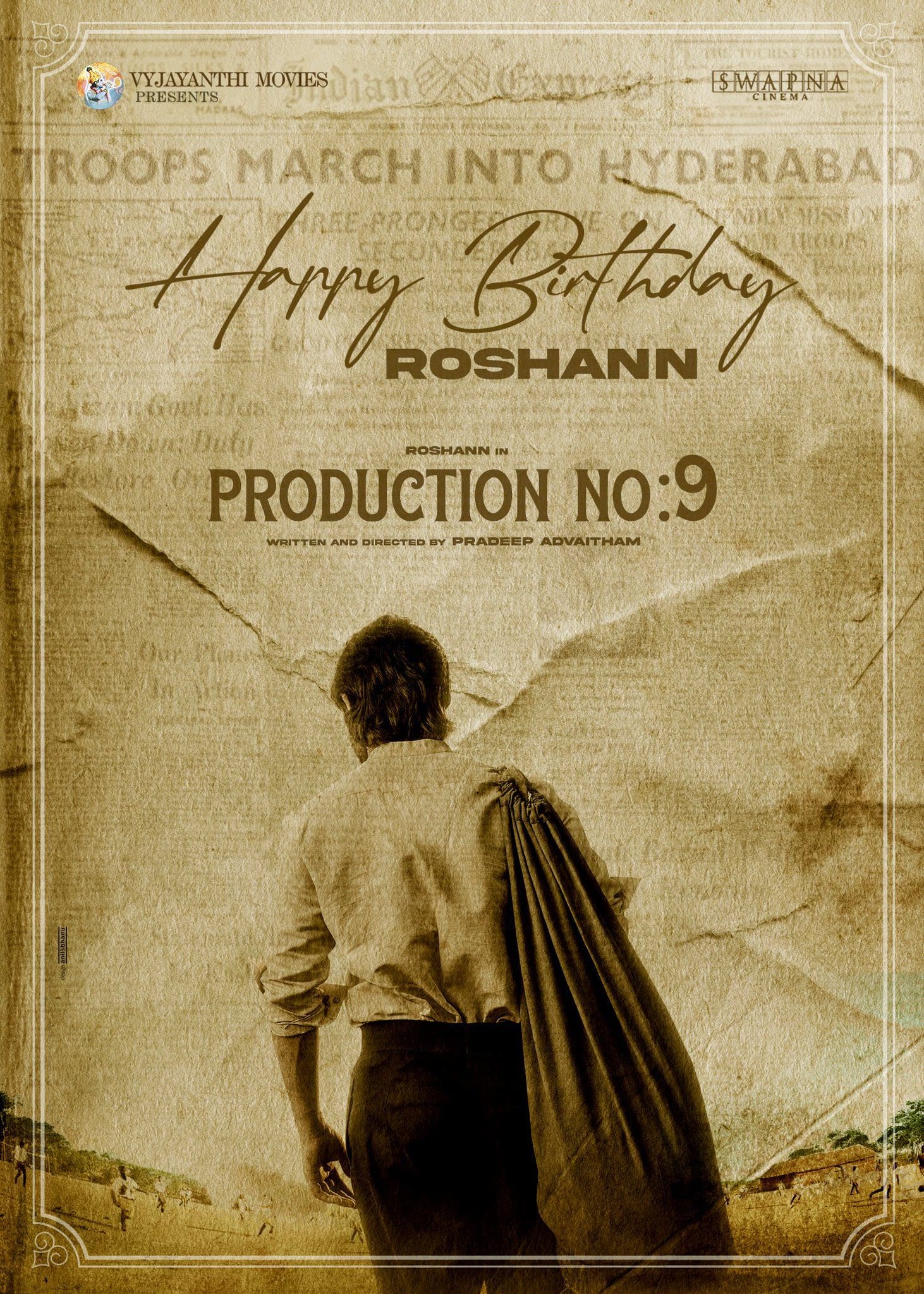 Roshann’s new movie under Vyjayanthi Movies banner announced ...