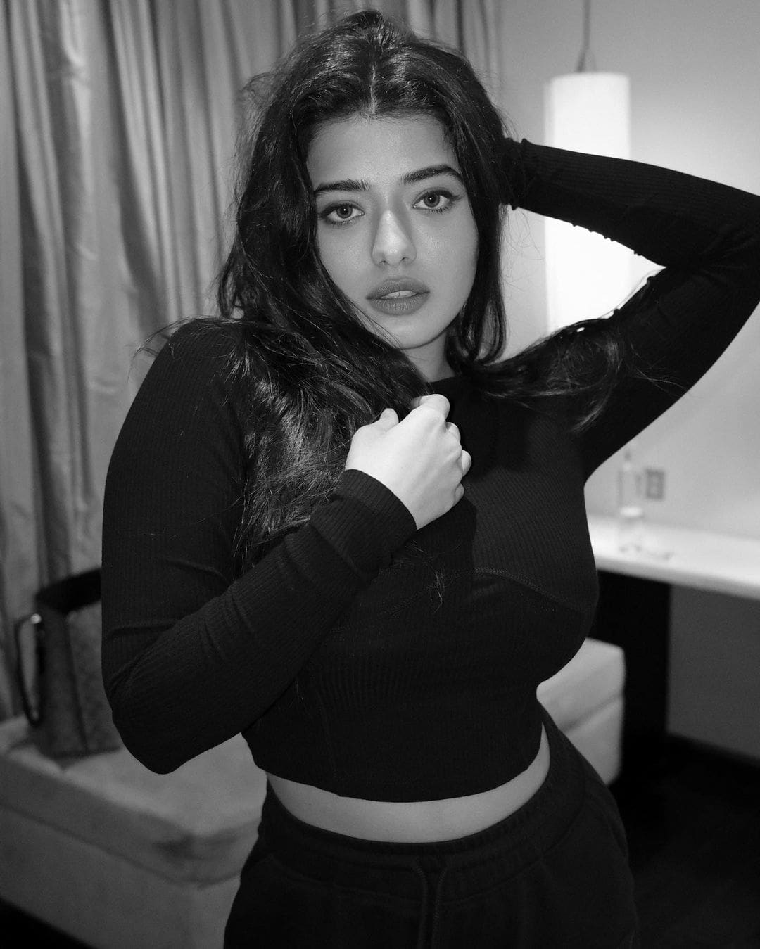 Black Lady Ketika Sharma Mesmerising Photos - TrackTollywood