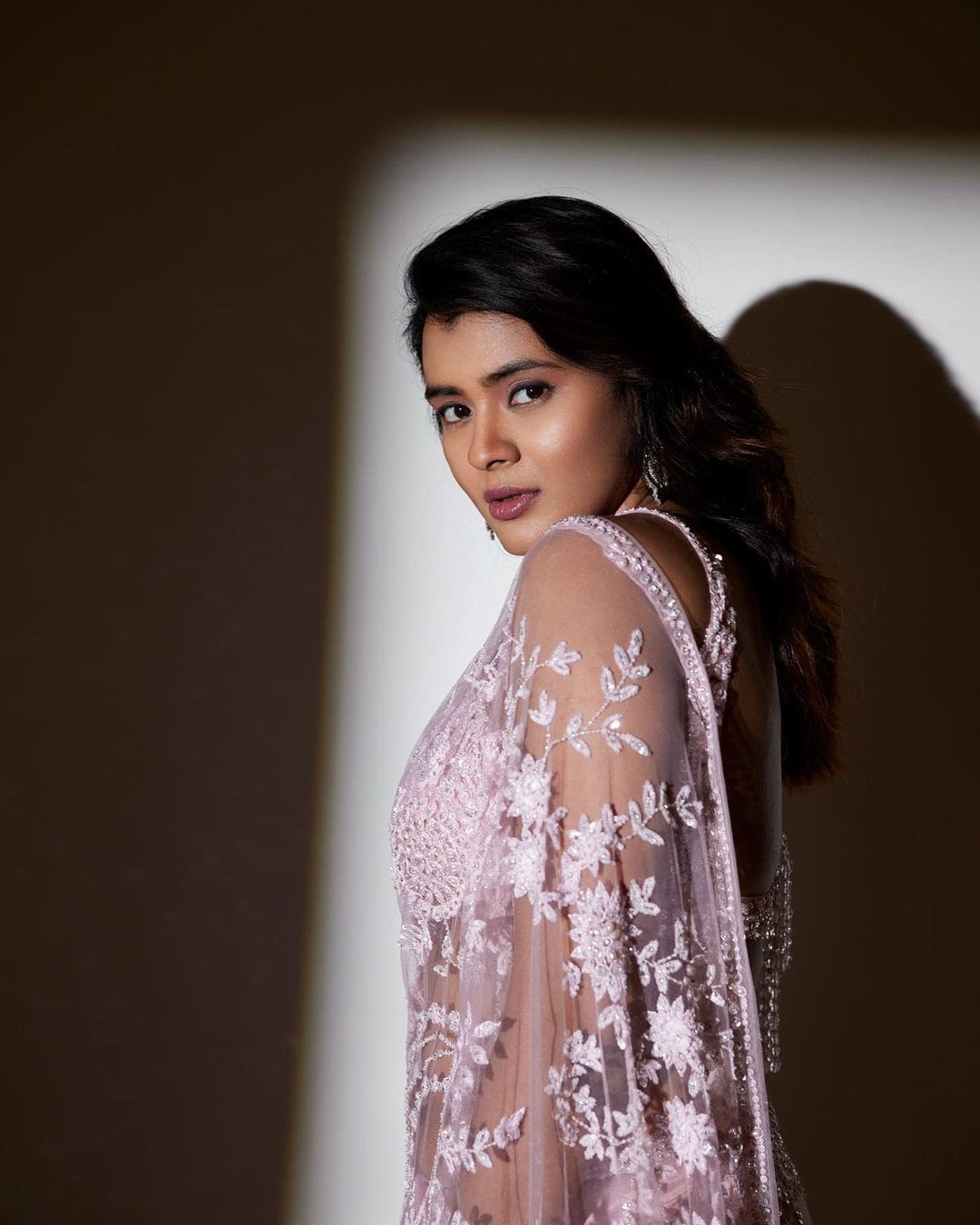 Hebah Patel Dazzles in Beautiful Saree - TrackTollywood
