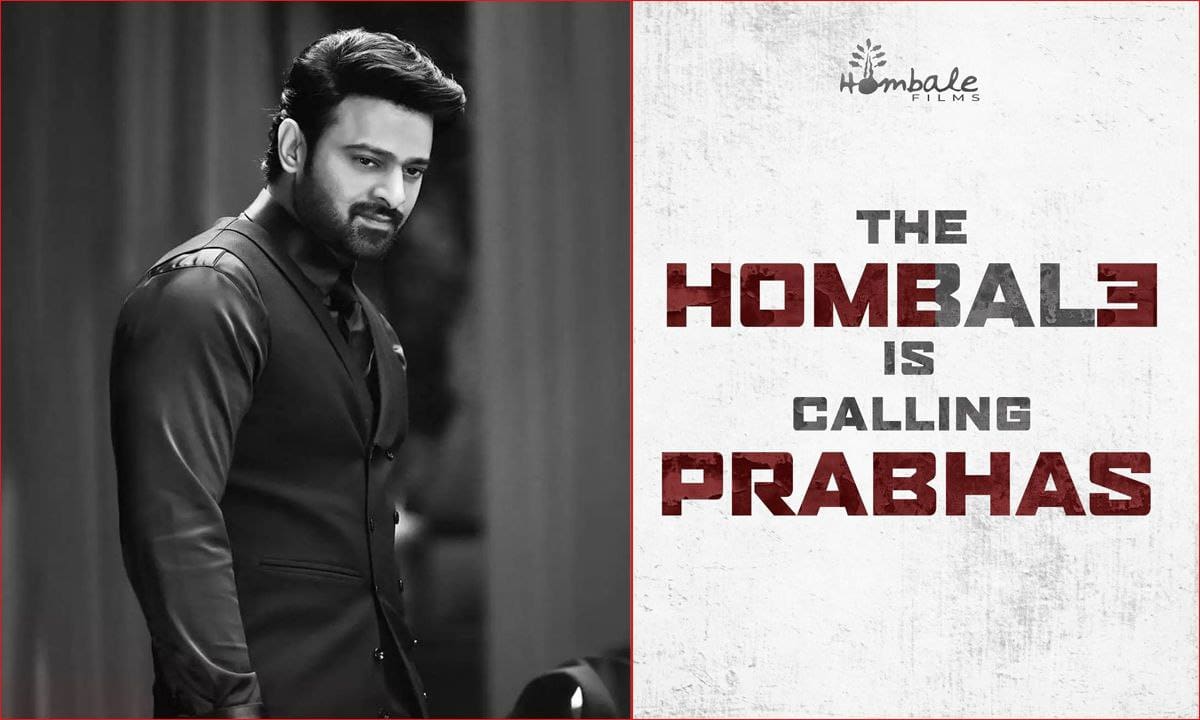 Hombale Films locked three directors for Prabhas - TrackTollywood